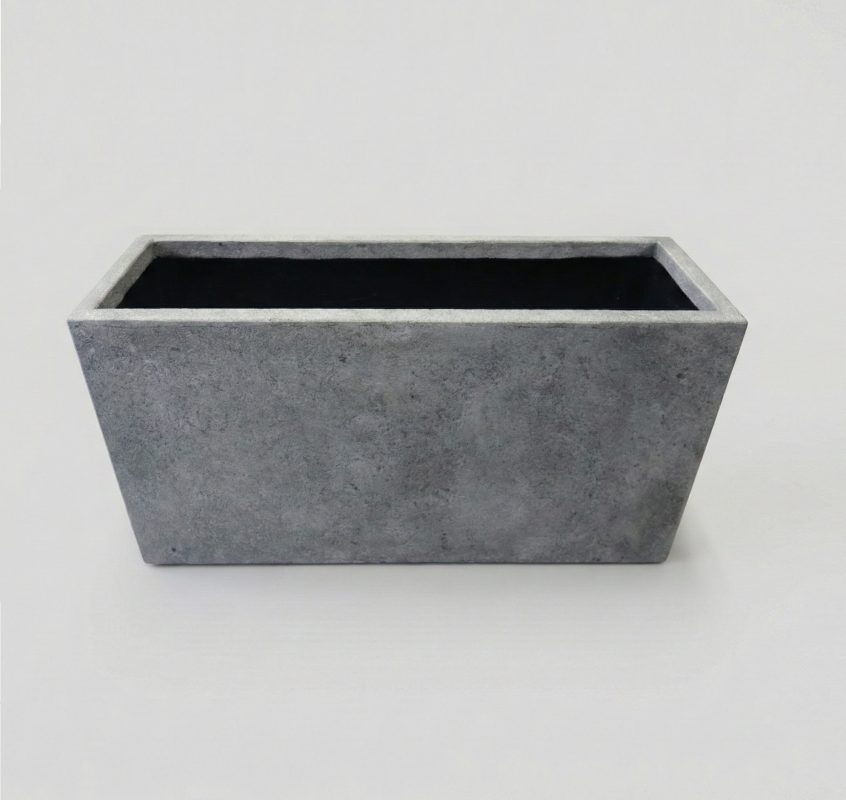 Dikdörtgen Beton Saksı - 30x100x60cm - Beton Home - Beton Mobilya